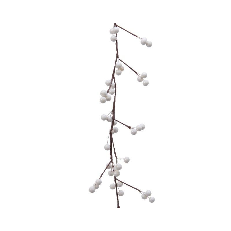 Decoris Slinger Presentation type foam foam berries - Wit - Tuincentrum ...