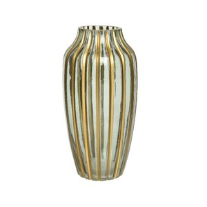 Decoris Vaas terracotta - Goud antiek - Tuincentrum Coppelmans